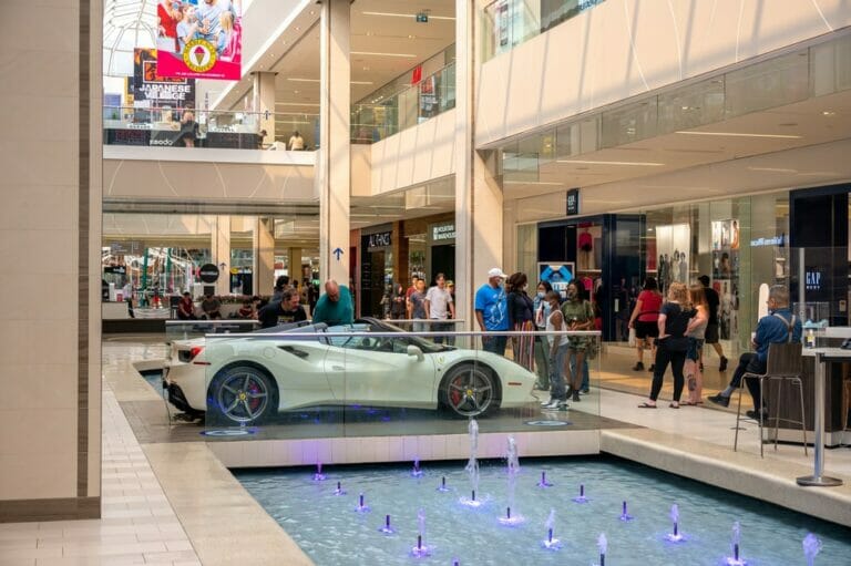 How Do They Get Cars In The Mall?