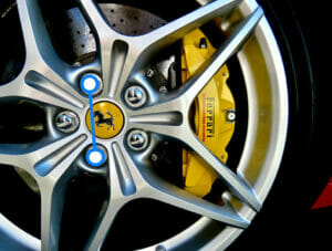 Labeled Parts Of A Car Wheel, Axle, And Their Functions