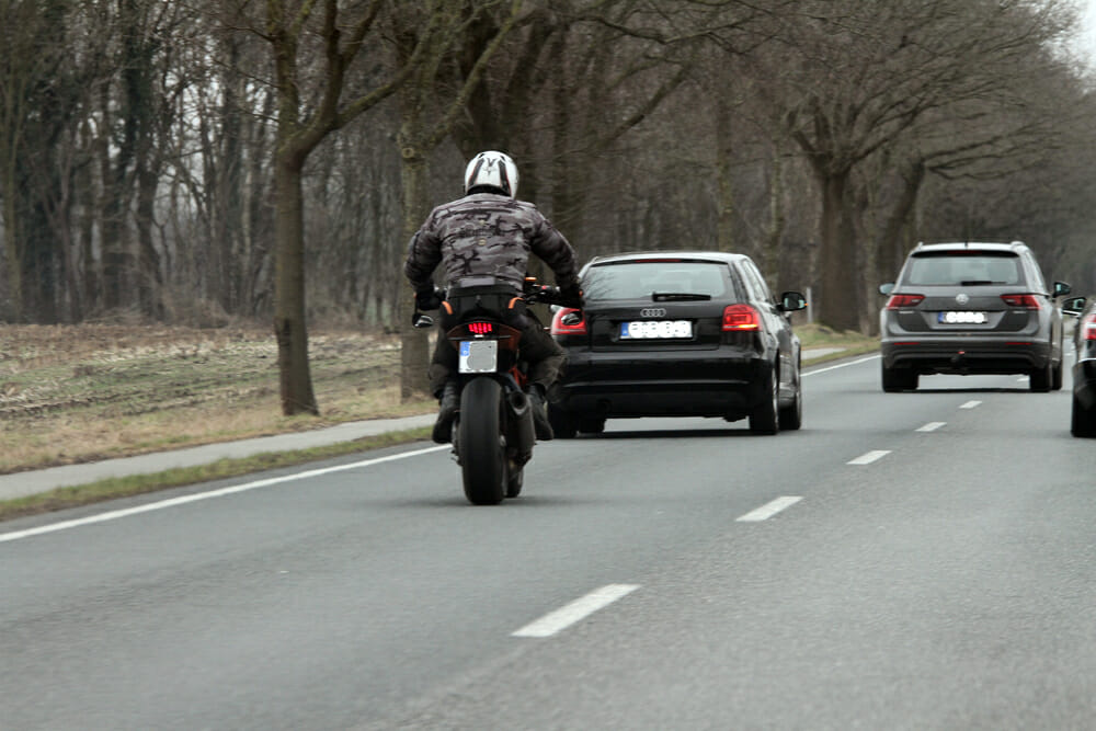 When Driving Behind A Motorcycle Drivers Must Do This