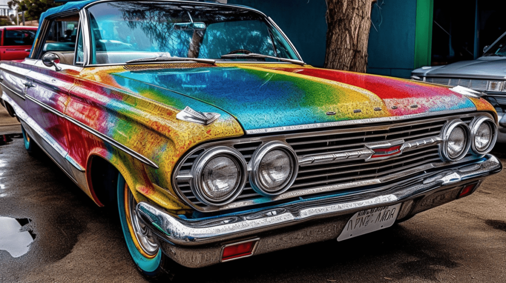 25+ Absolutely Stunning Cars With Colorful Paint Effects