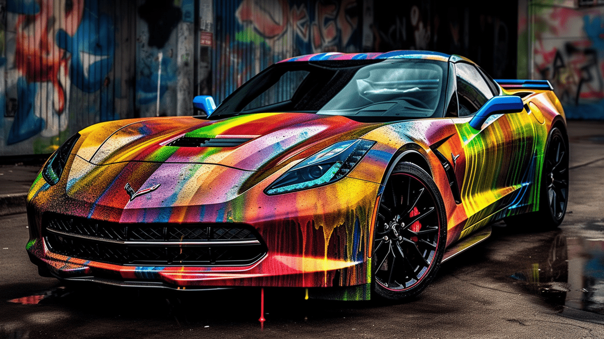 25+ Absolutely Stunning Cars With Colorful Paint Effects