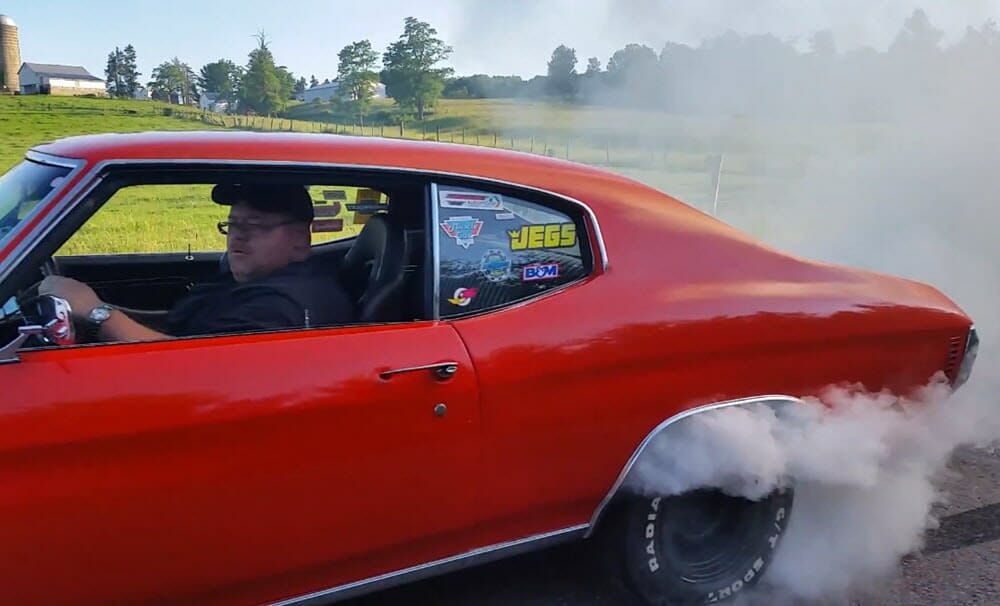 1970 Chevy Chevelle Crazy Burnout Video