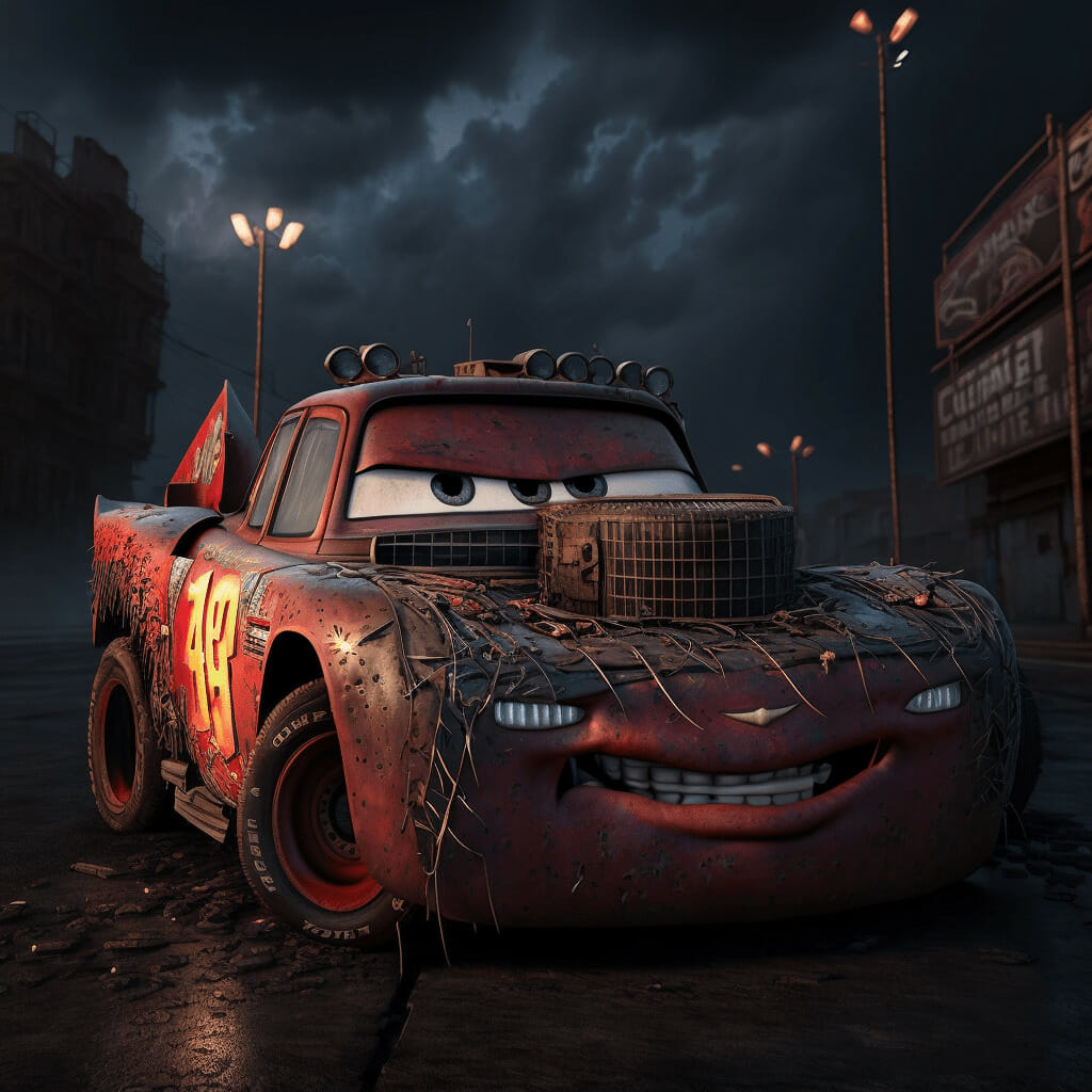 13 Well Known Cartoon And Movie Vehicles In A Post-Apocalyptic World