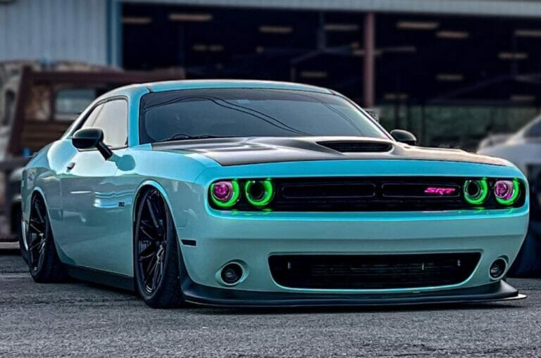 Crystal Blue Wrapped 2021 Dodge Challenger 392