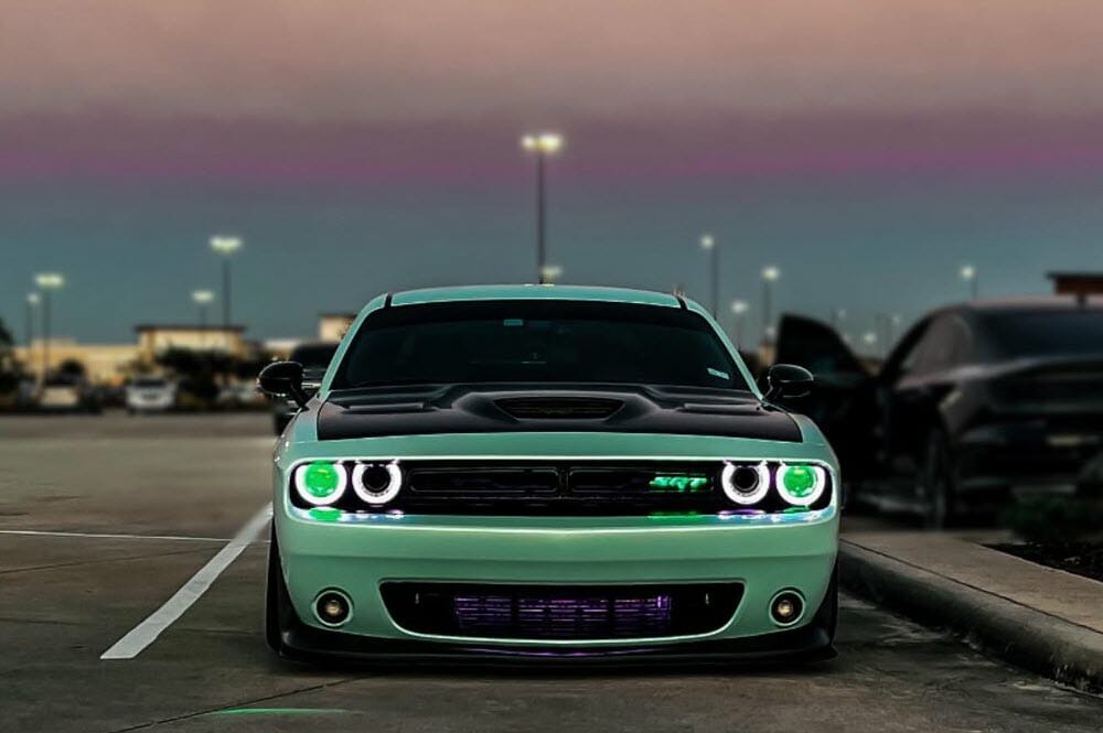 Crystal Blue Wrapped 2021 Dodge Challenger 392