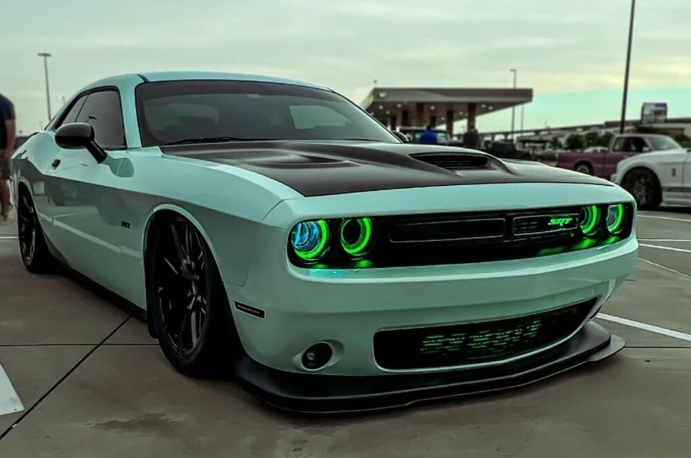 Crystal Blue Wrapped 2021 Dodge Challenger 392