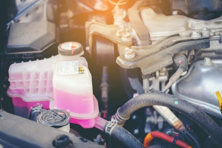 Antifreeze Spilled On Engine